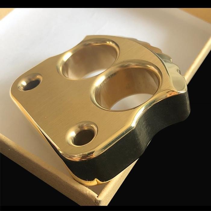 Afrankart DFK 2 Finger Brass Knuckles Knuckle Duster -Cakra EDC Gadget ...