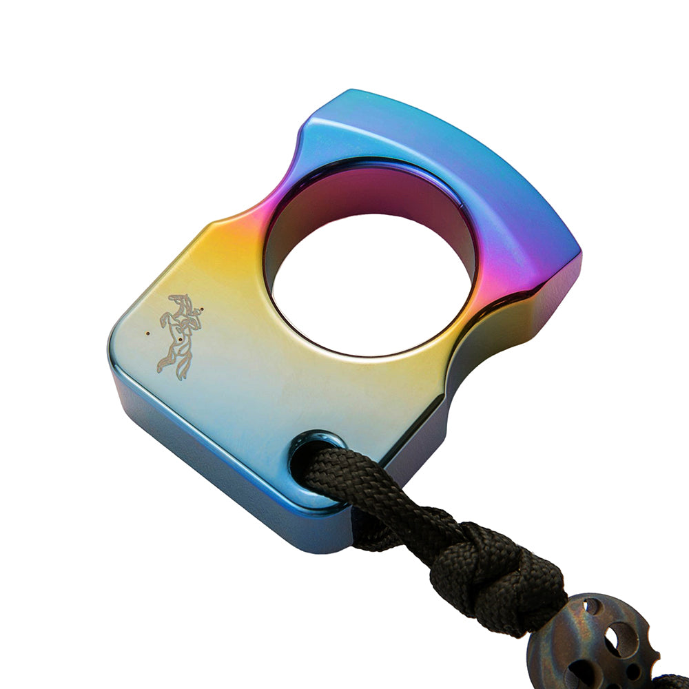 Colorized Titanium Alloy Single Finger Brass Knuckles – Cakra EDC Gadgets