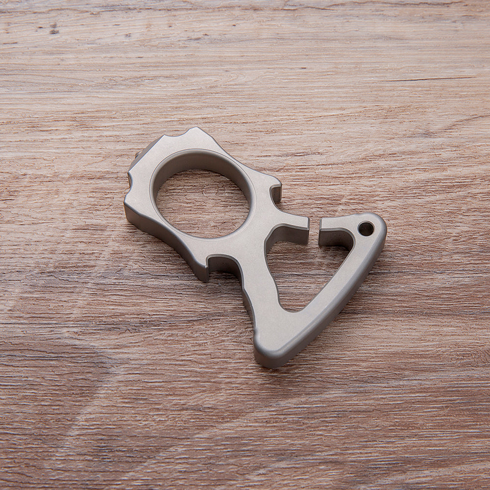 Full Stainless Steel Single Finger Knuckle Duster – Cakra EDC Gadgets