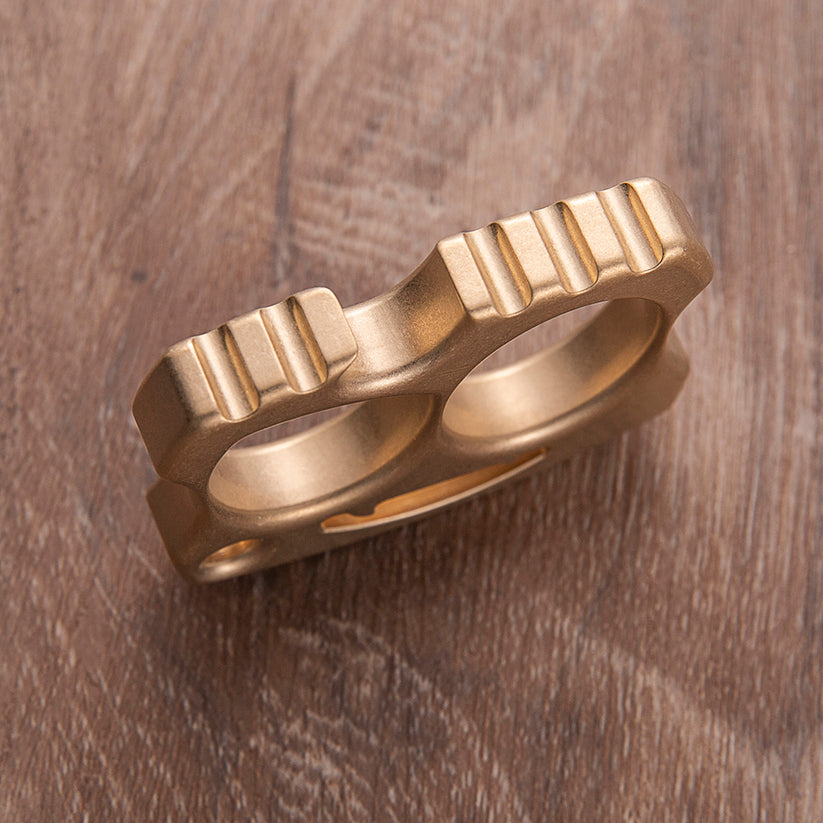 2025 New Little Devil Full Brass Two Finger EDC Knuckles – Cakra EDC ...