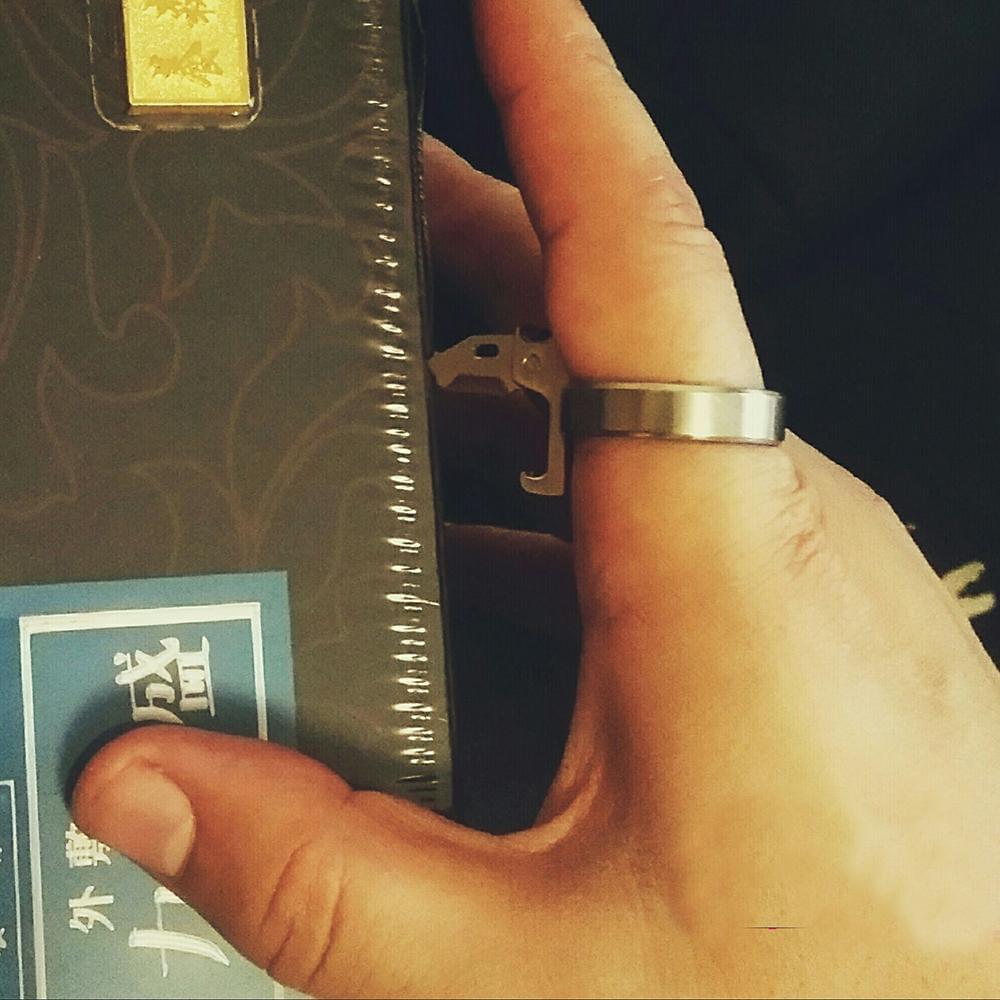 Folding Brass Knuckle Knife Ring – Cakra EDC Gadgets