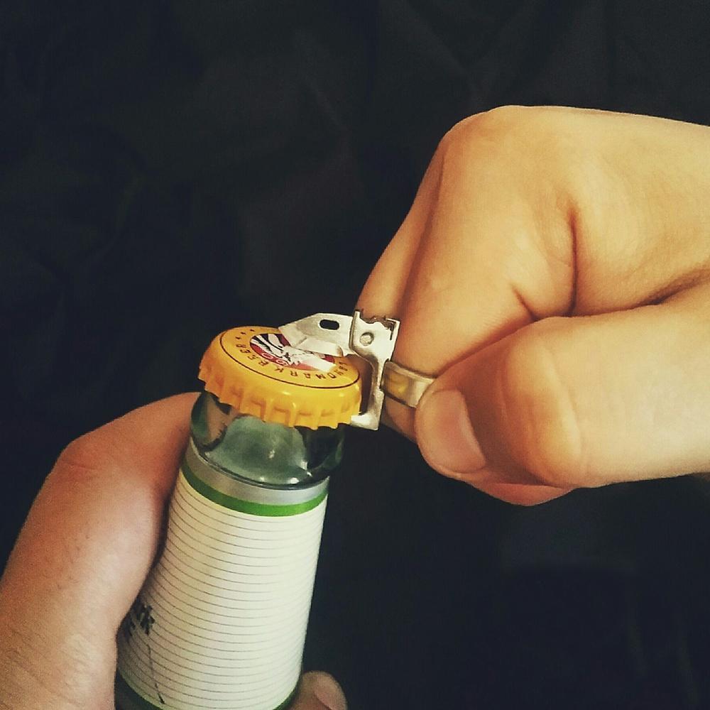 Folding Brass Knuckle Knife Ring – Cakra EDC Gadgets