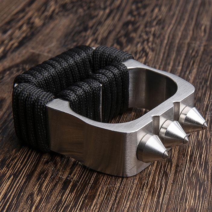 Two Finger Brass Knuckles Stainless Steel – Cakra EDC Gadgets