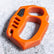 Orange Plastic Knuckle Duster - Cakra EDC Gadgets