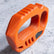 Orange Plastic Knuckle Duster - Cakra EDC Gadgets