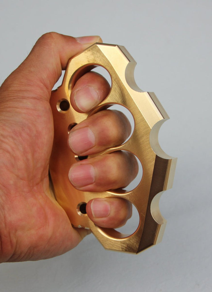 2023 New Brass Self Defense Knuckles Four Finger – Cakra EDC Gadgets