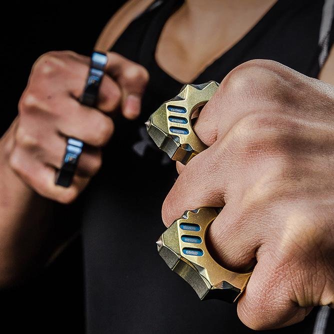 Self Defense Weapons Brass Knuckles – Cakra EDC Gadgets