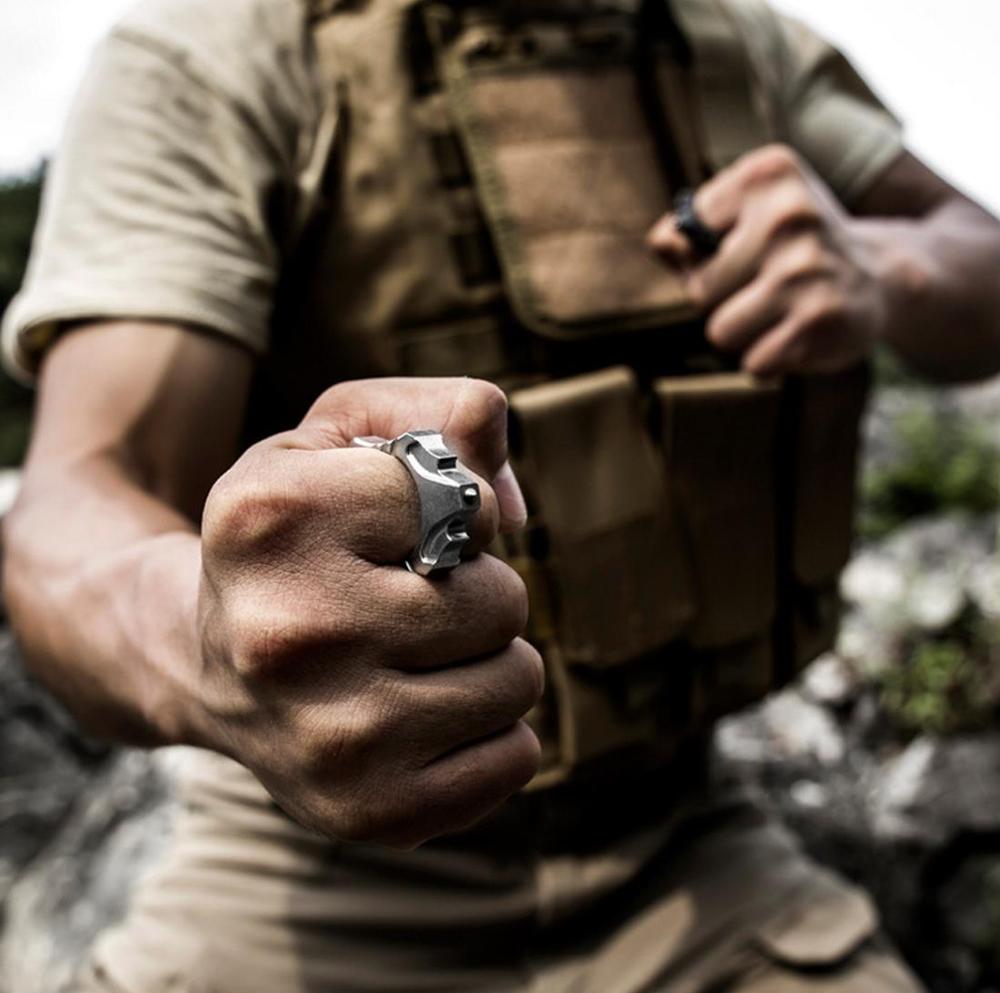 Stainless Steel Self Defense Ring – Cakra EDC Gadgets